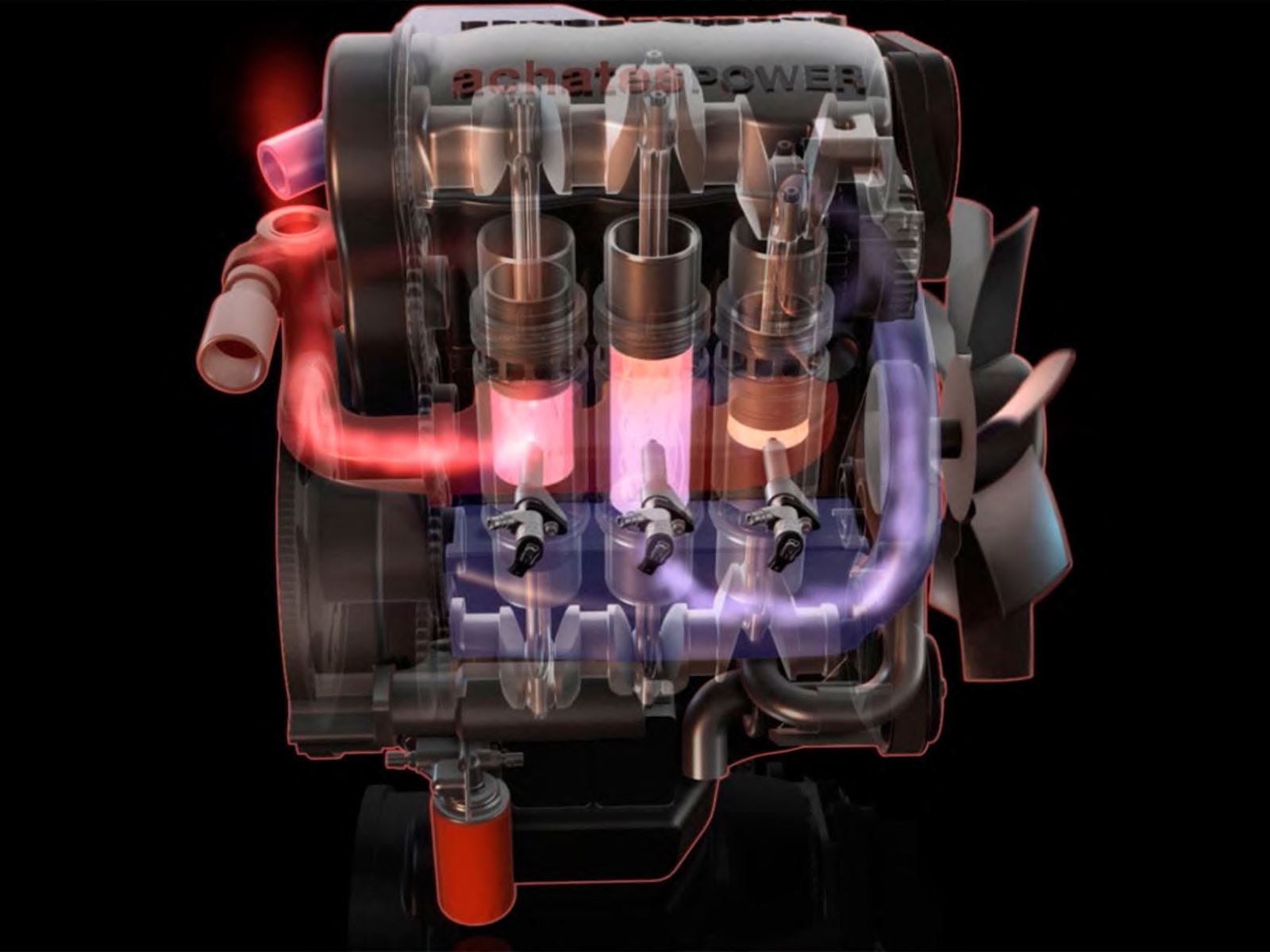 Witness The Operation Of The Bizarre Opposed Piston Combustion Engine