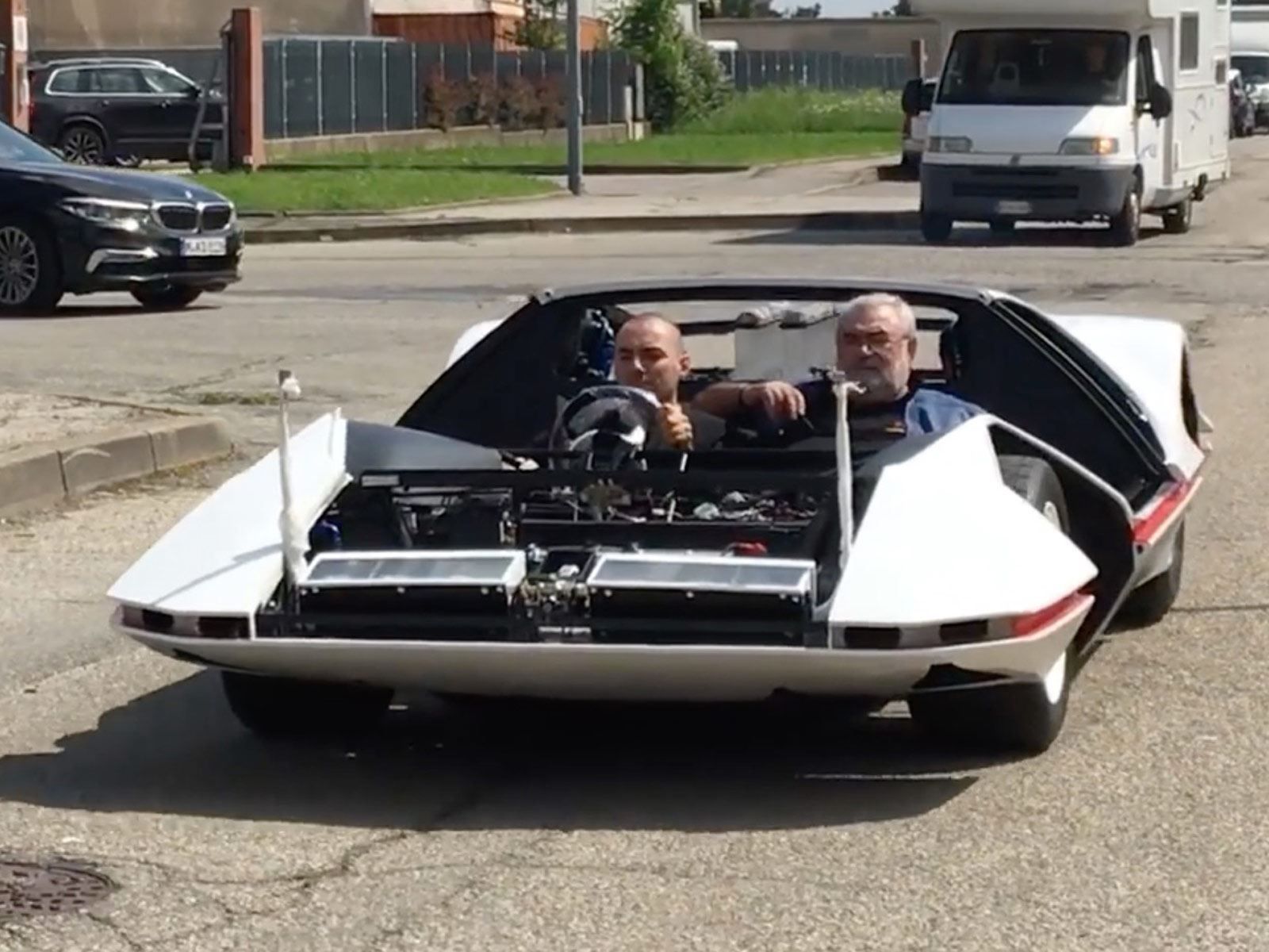 Pininfarina's Ferrari Modulo Hits The Road For The First Time