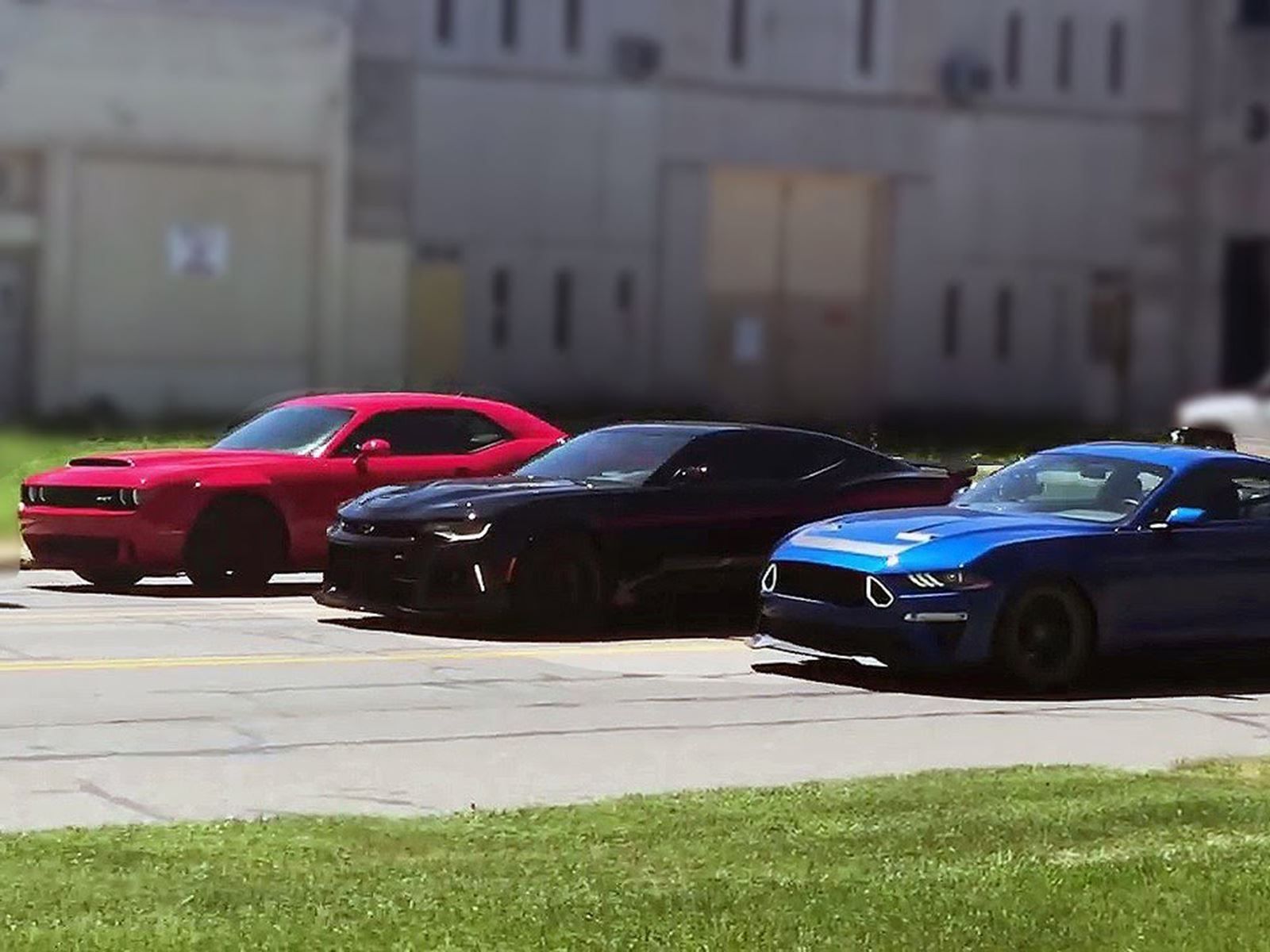 Clarkson, May, And Hammond Drive Three Badass Muscle Cars In Detroit