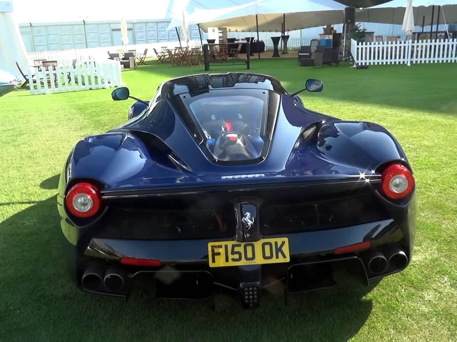 Pink Floyd Drummer Shows Off His Unique Blue LaFerrari In London