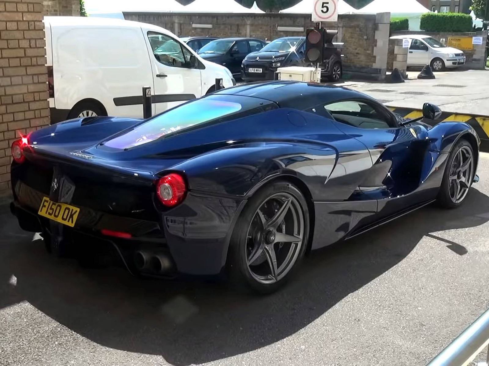 Pink Floyd Drummer Shows Off His Unique Blue LaFerrari In London