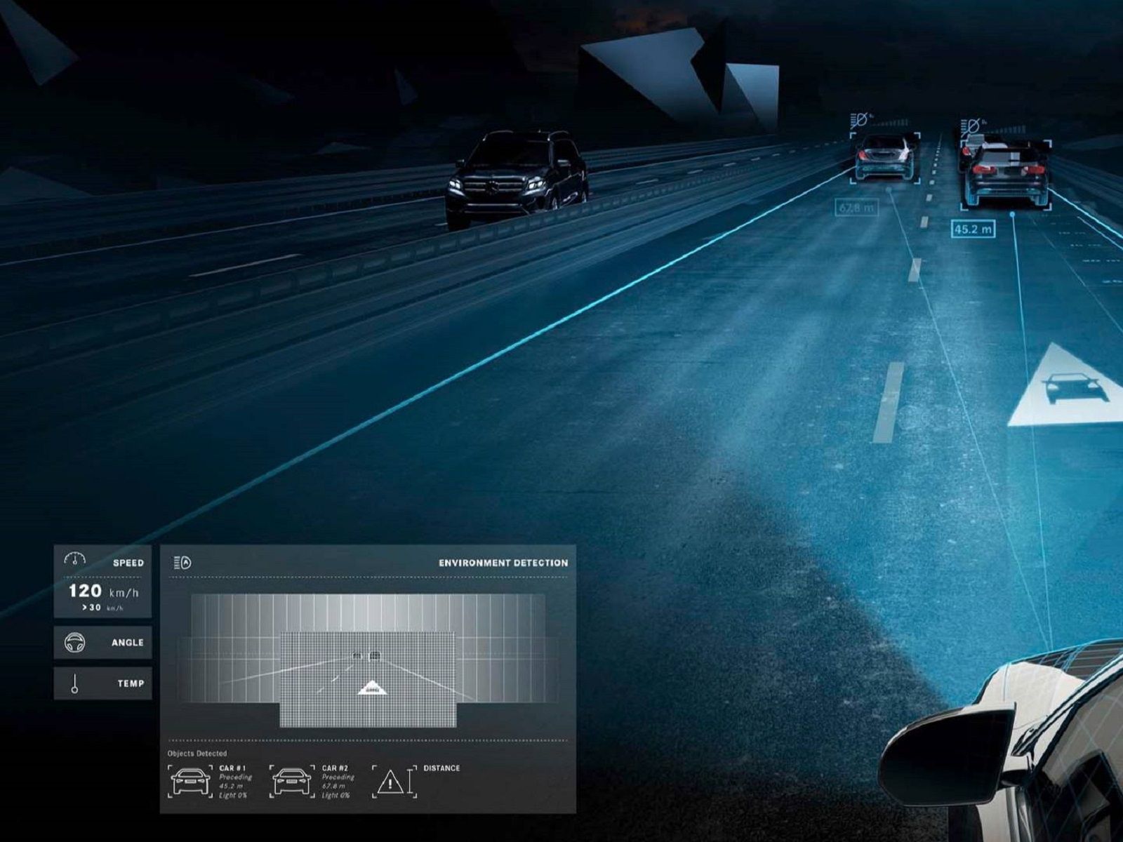 Mercedes-Benz's New Headlights Speak For Themselves, Literally