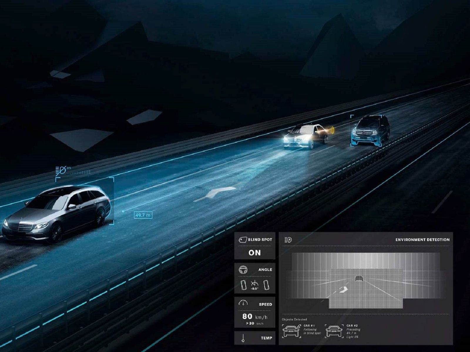 Mercedes-Benz's New Headlights Speak For Themselves, Literally