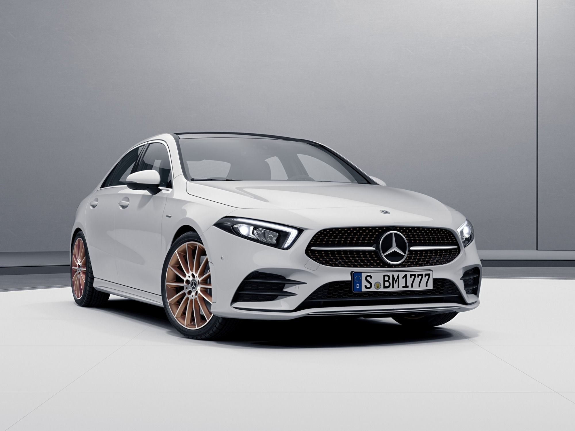 Mercedes A-Class Sedan Edition 1 Features Copious Amounts Of Copper