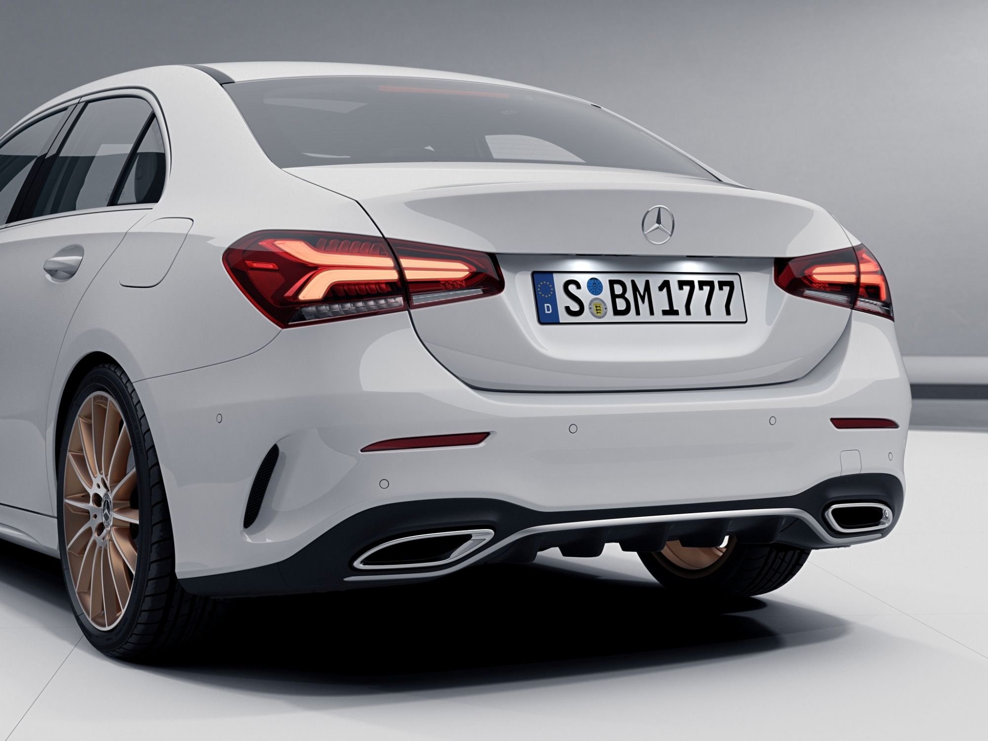 Mercedes A-Class Sedan Edition 1 Features Copious Amounts Of Copper