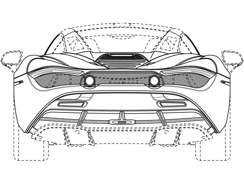 mclaren 720s coloring pages