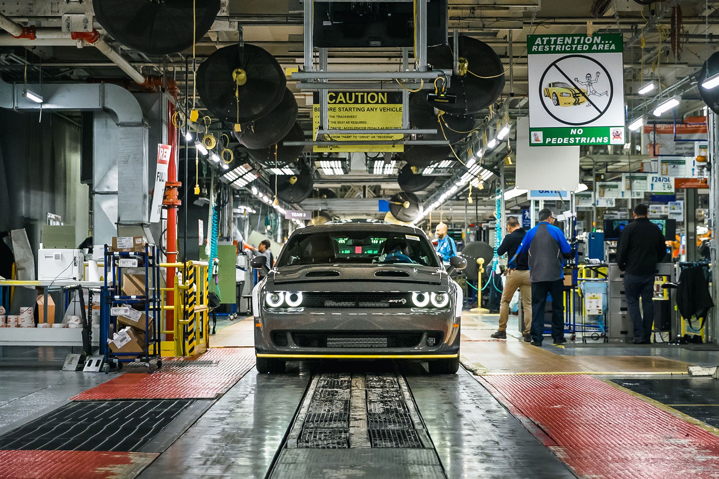 Dodge Challenger Redeye Starts Rumbling Off The Assembly Line