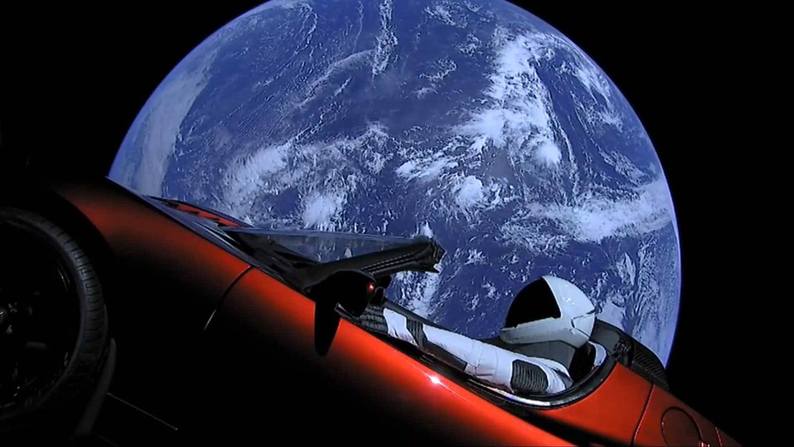 Tesla Roadster Sent Into Space Is Now Beyond Mars