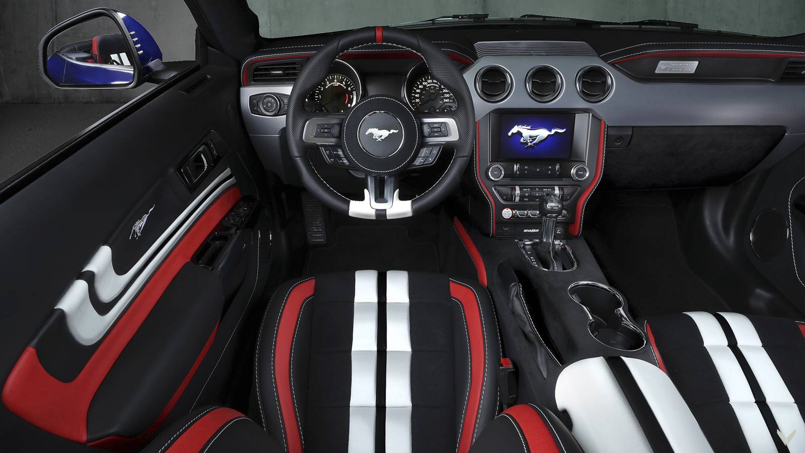 Custom Ford Mustang Convertibles Get Wild Interiors