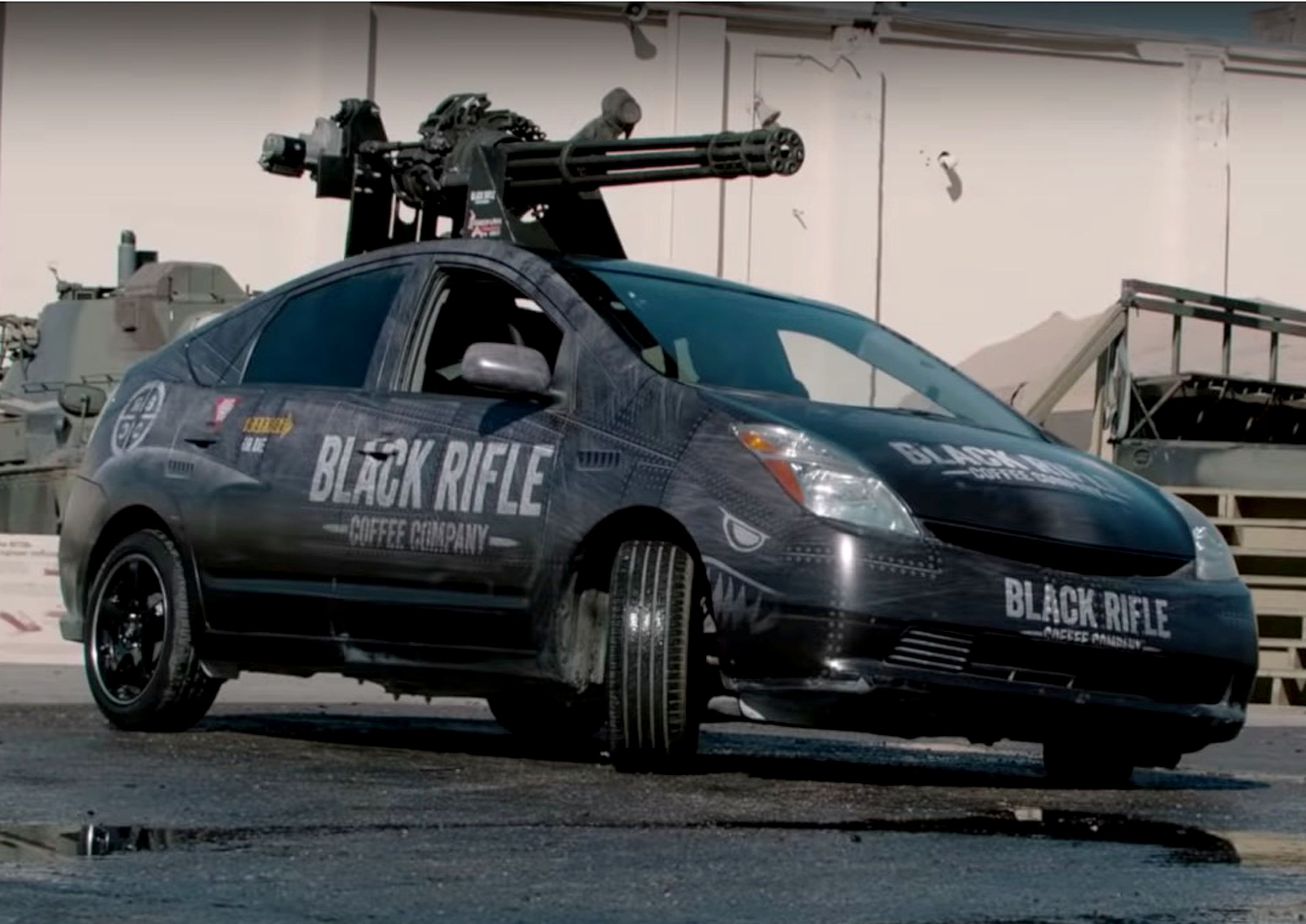 A Toyota Prius Is Not Where You'd Expect To Find An M61 Vulcan Rotary ...