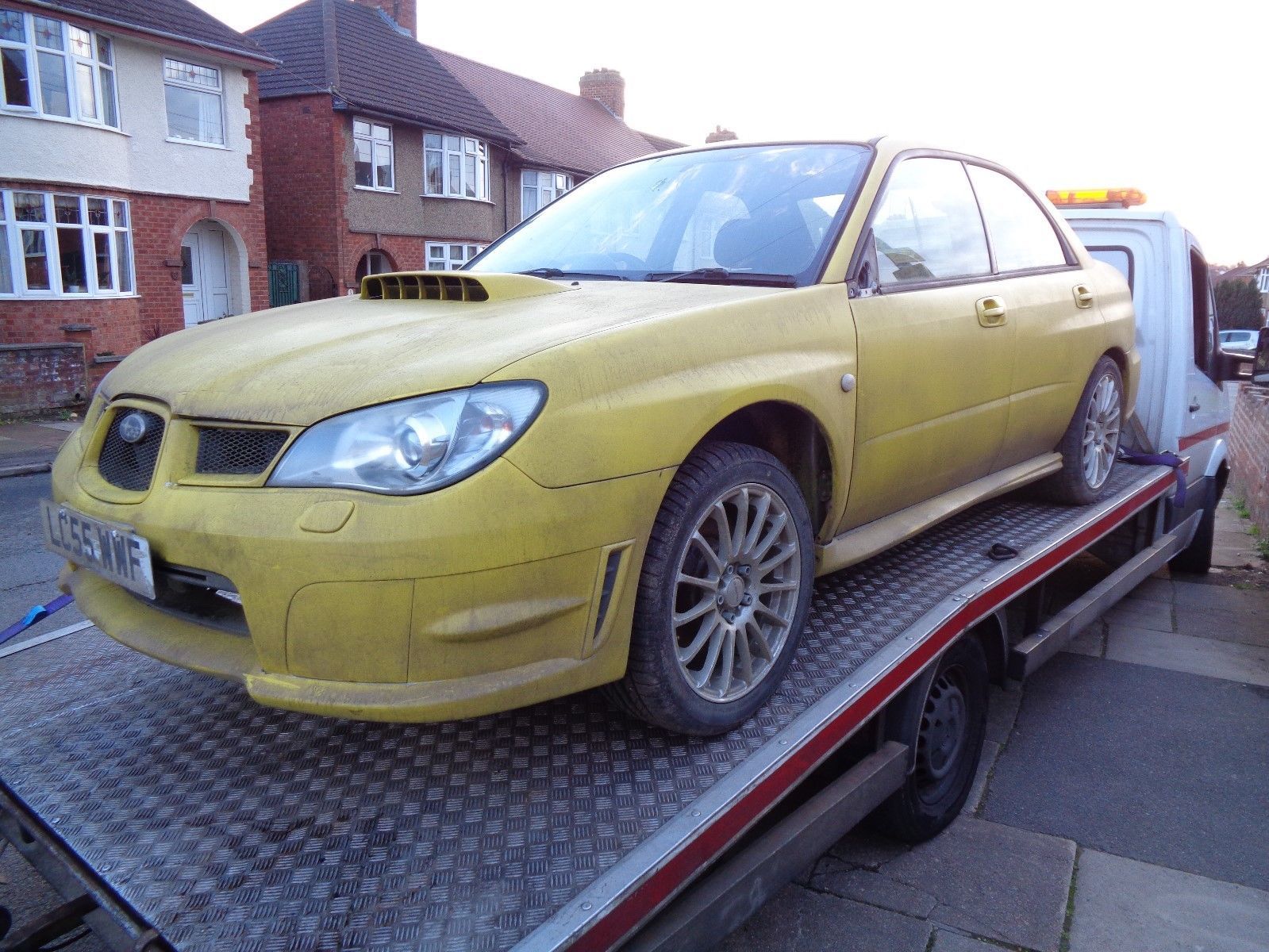 This Subaru WRX Stunt Car Is Actually Backwards