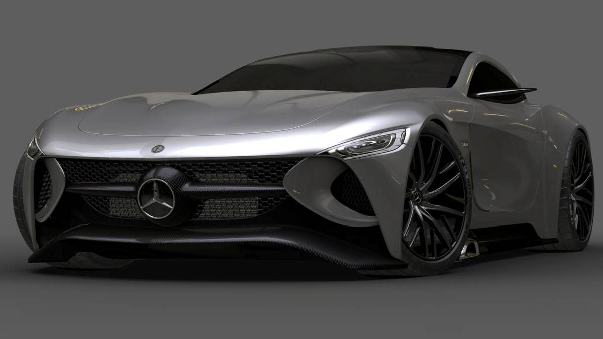 Mercedes SLR Vision Concept Is A Stunning Look At The Future