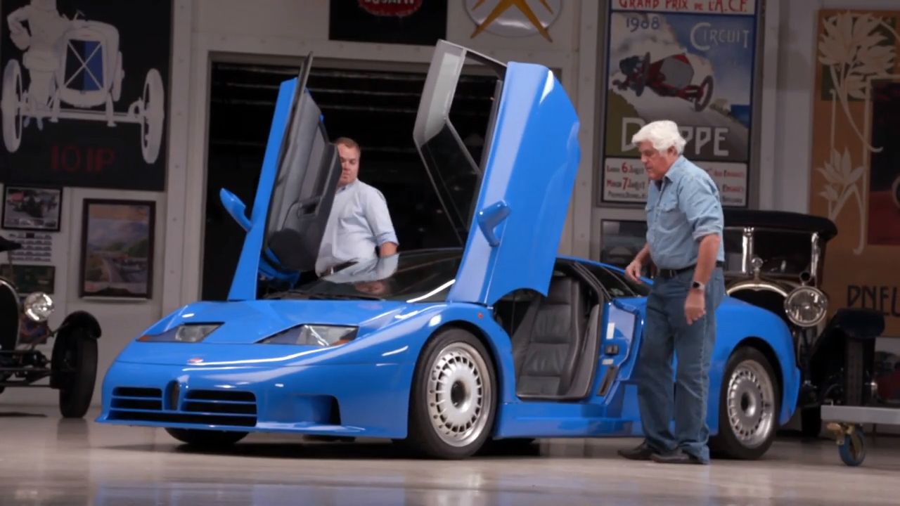 Jay Leno Drives Iconic Quad-Turbo Bugatti EB110