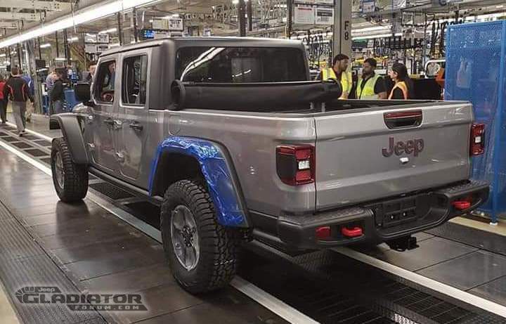 First Jeep Gladiator Rolls Off The Production Line