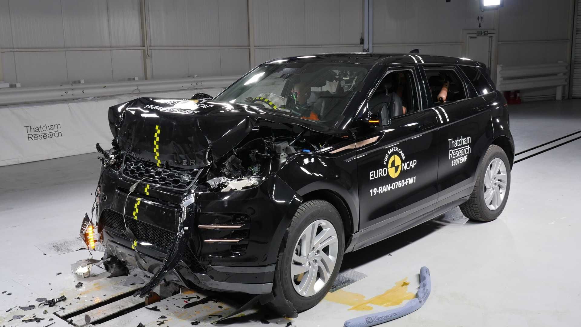 New Range Rover Evoque Crashes Its Way To A 5-Star Safety Rating