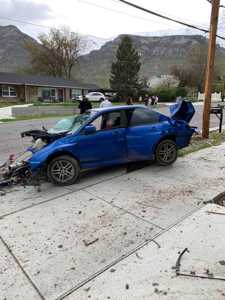 Subaru WRX Loses Engine And Transmission In Brutal Crash