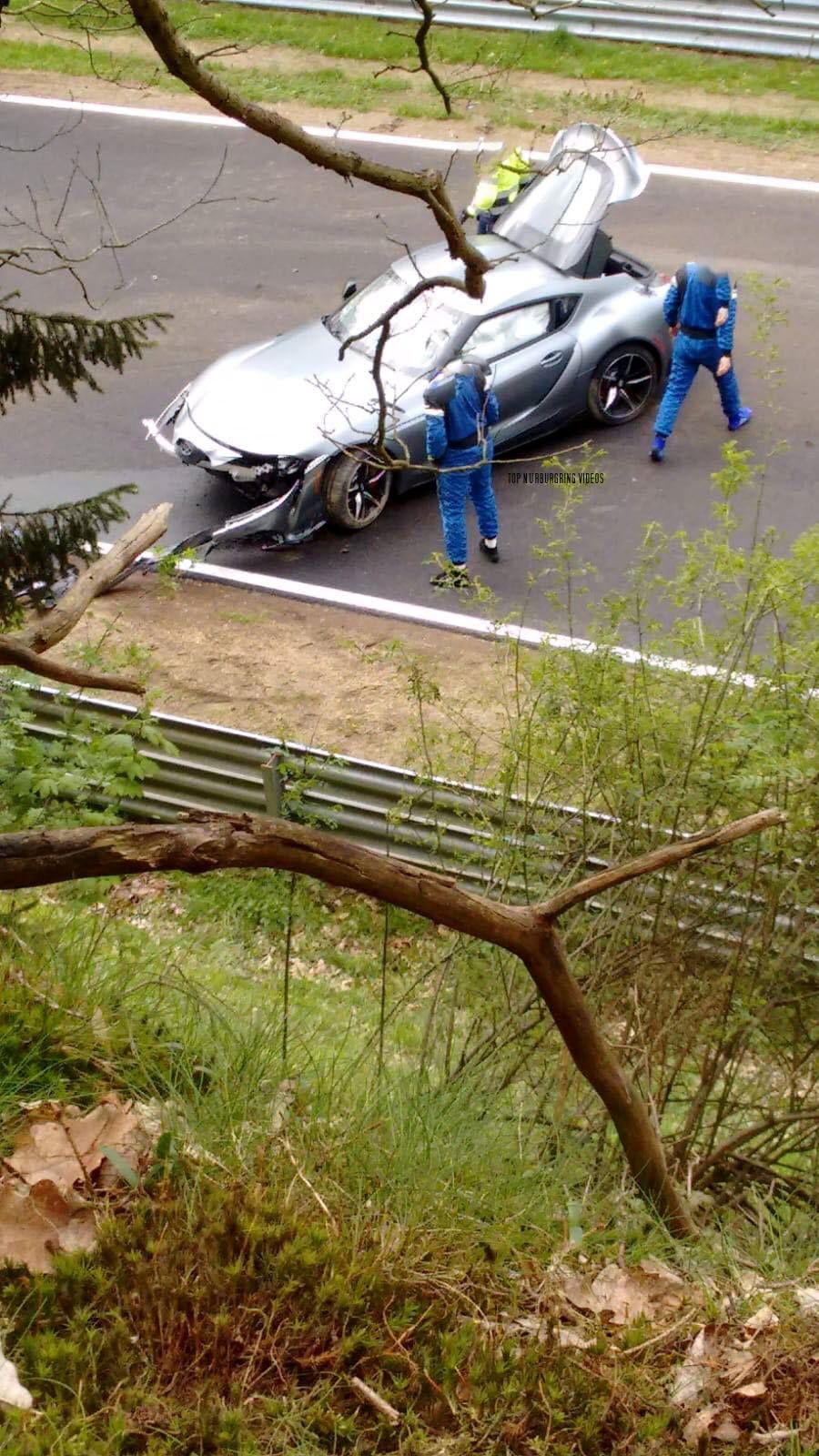 Someone Has Already Crashed A 2020 Toyota Supra At The Nurburgring