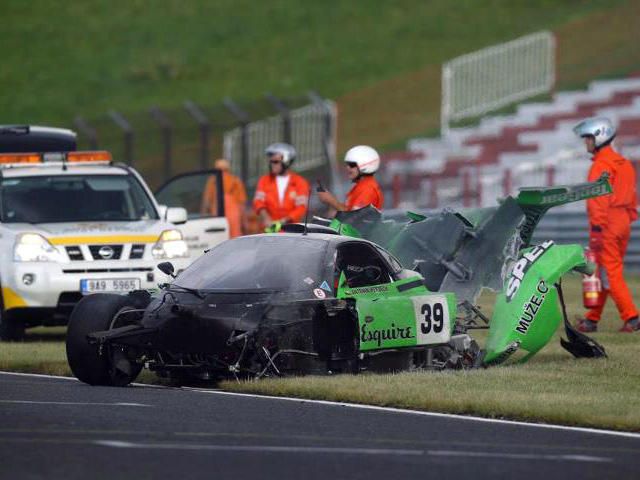 Pagani Zonda GR in Czech Wreck