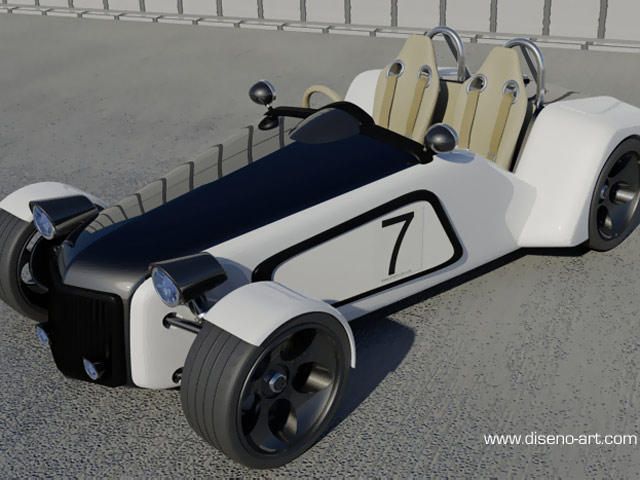 An Artists New Vision of the Lotus 7