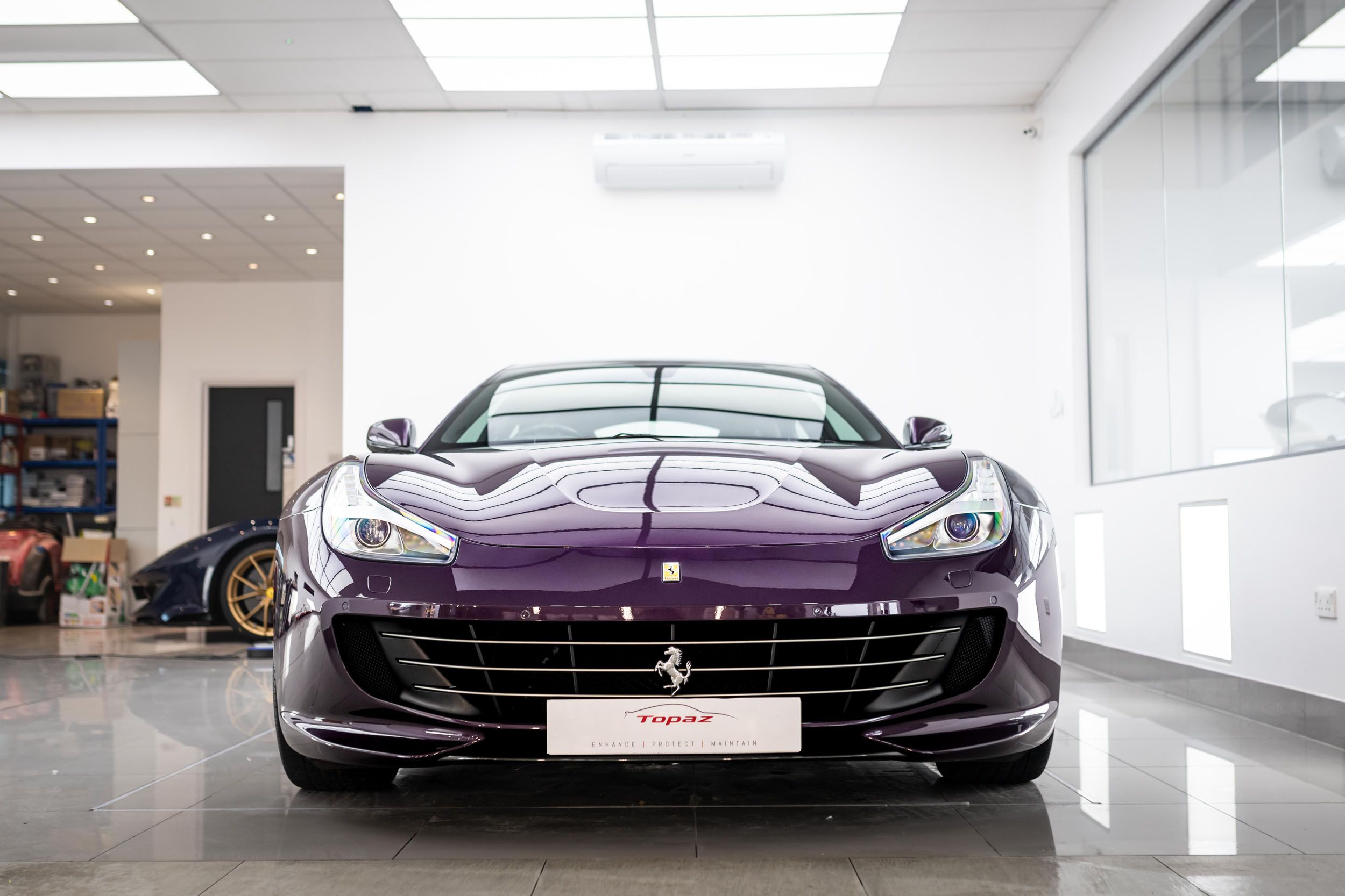 Guess Who Had His Ferrari GTC4 Repainted Purple