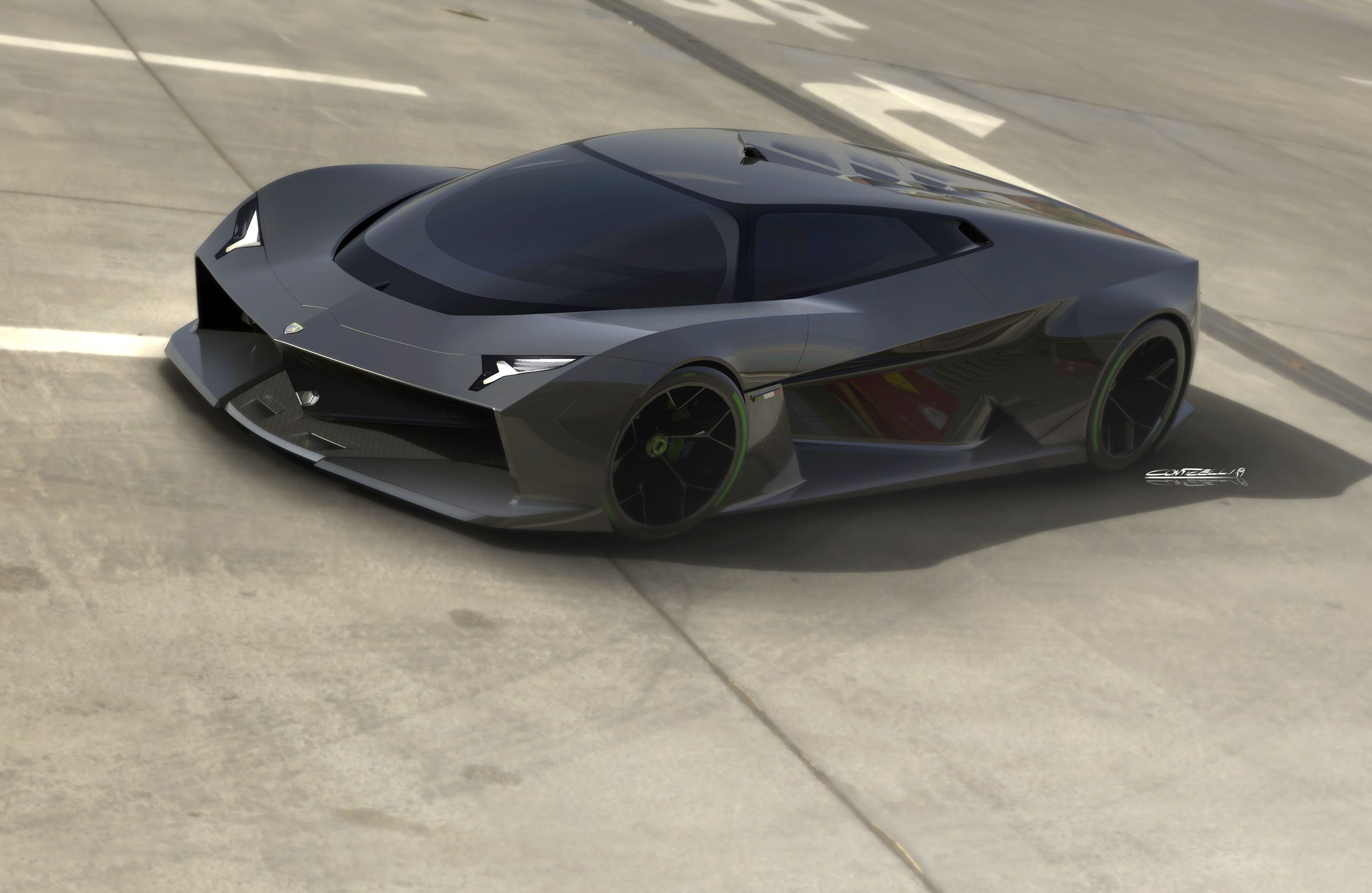 This Vision For A Future Lambo Looks Menacing