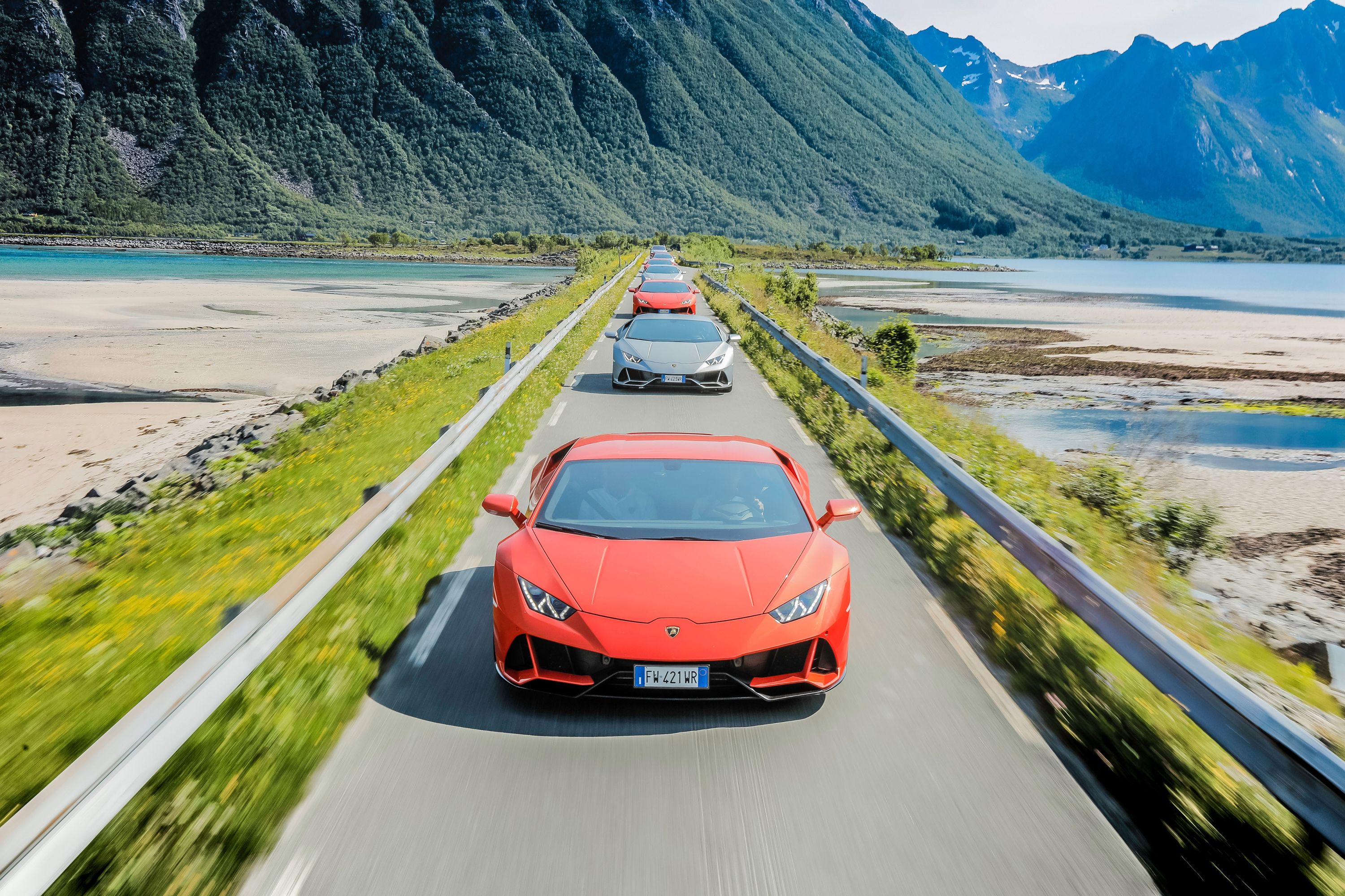 This Epic Lamborghini Huracan Evo Road Trip Looks Like Heaven