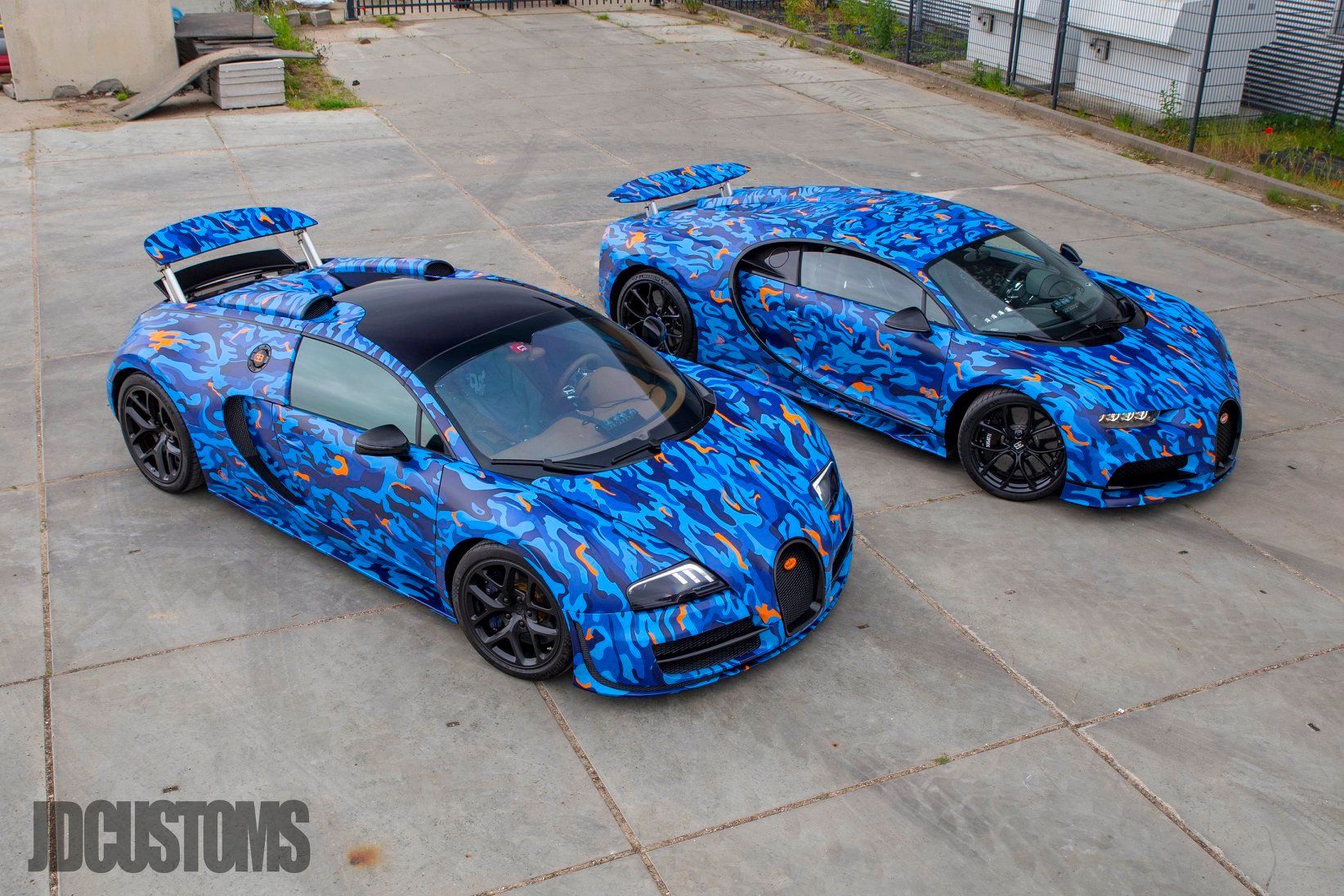 Look What This Guy Did To His Bugattis