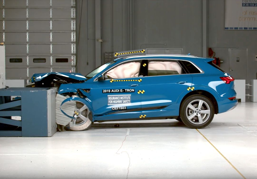 Here's What Happened After The Audi E-Tron Crash Test