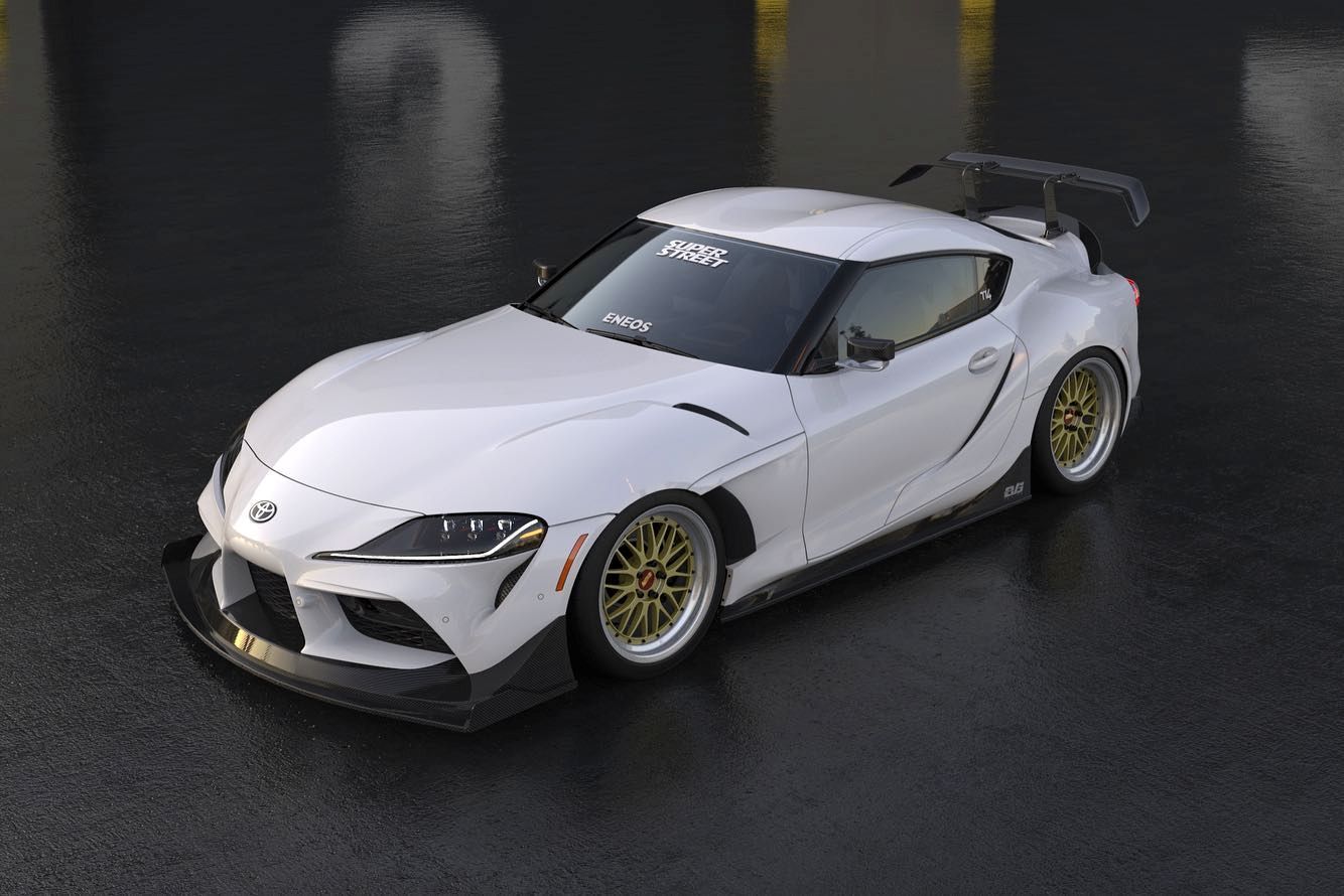 2020 Toyota GR Supra Tries On A Wild Widebody Kit
