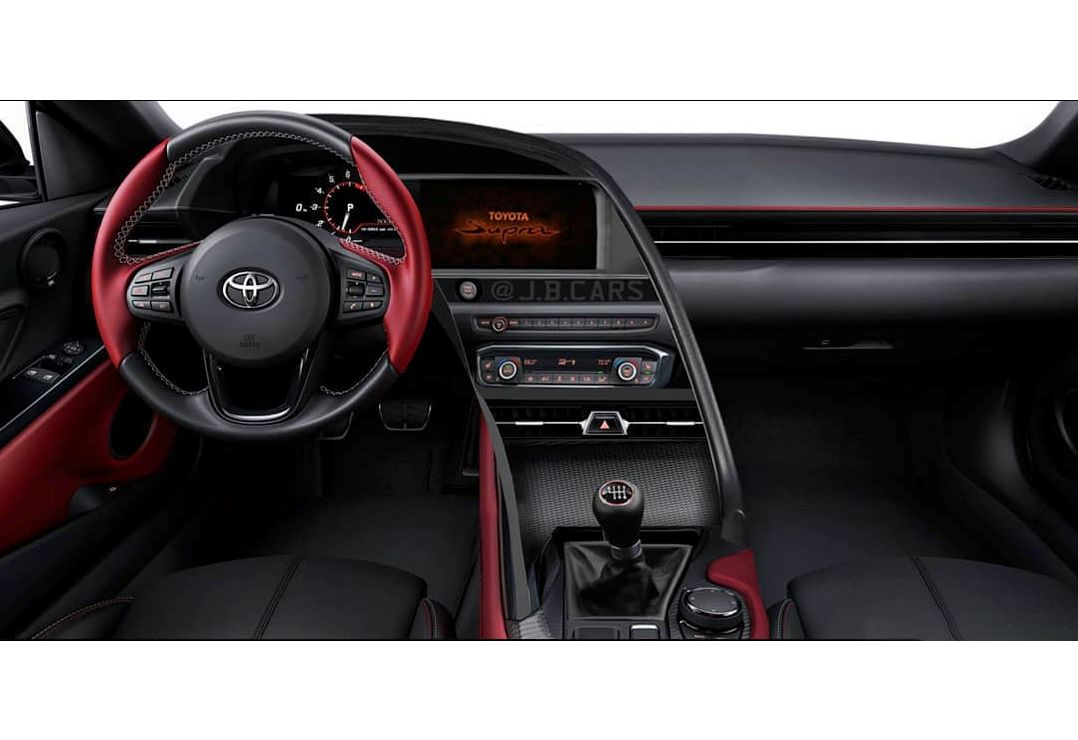 This Is What The New Supra's Cockpit Should Look Like