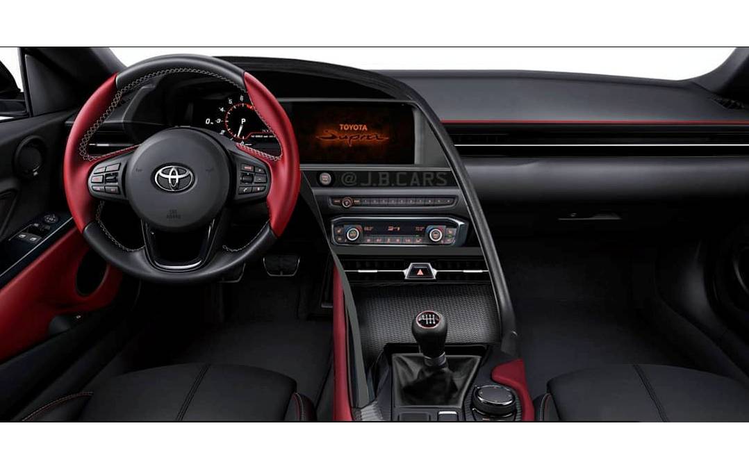 This Is What The New Supra's Cockpit Should Look Like