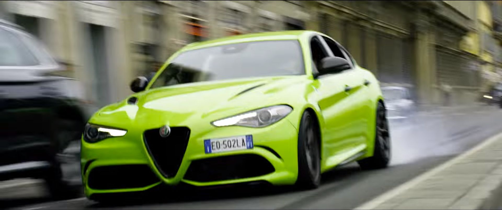 Alfa Romeo Giulia Stars In Crazy Michael Bay Car Chase