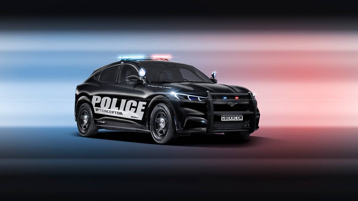 Ford Mustang Mach-E Begs To Become A Police Car