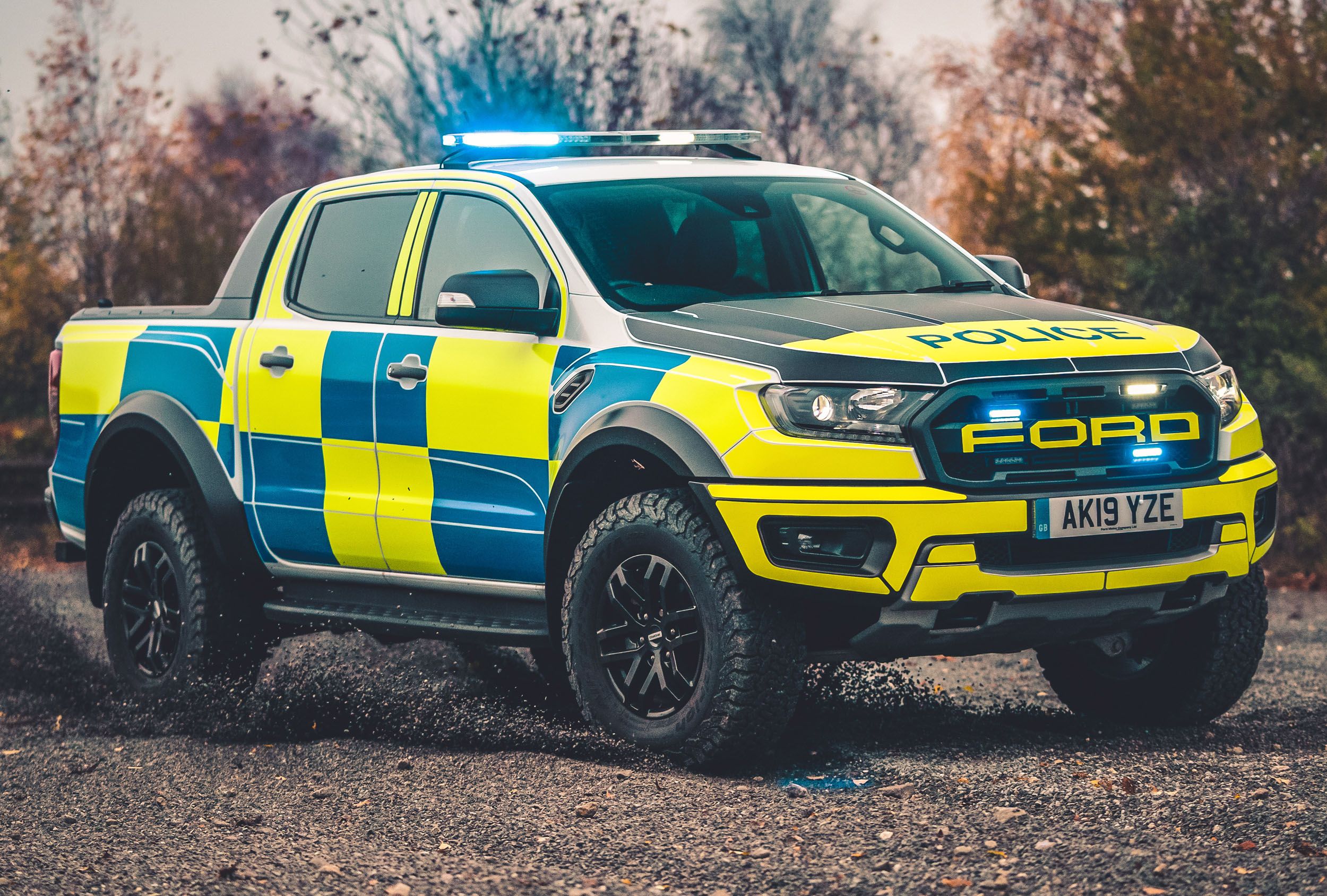 Ford Ranger Raptor Makes For A Monstrous Police Truck