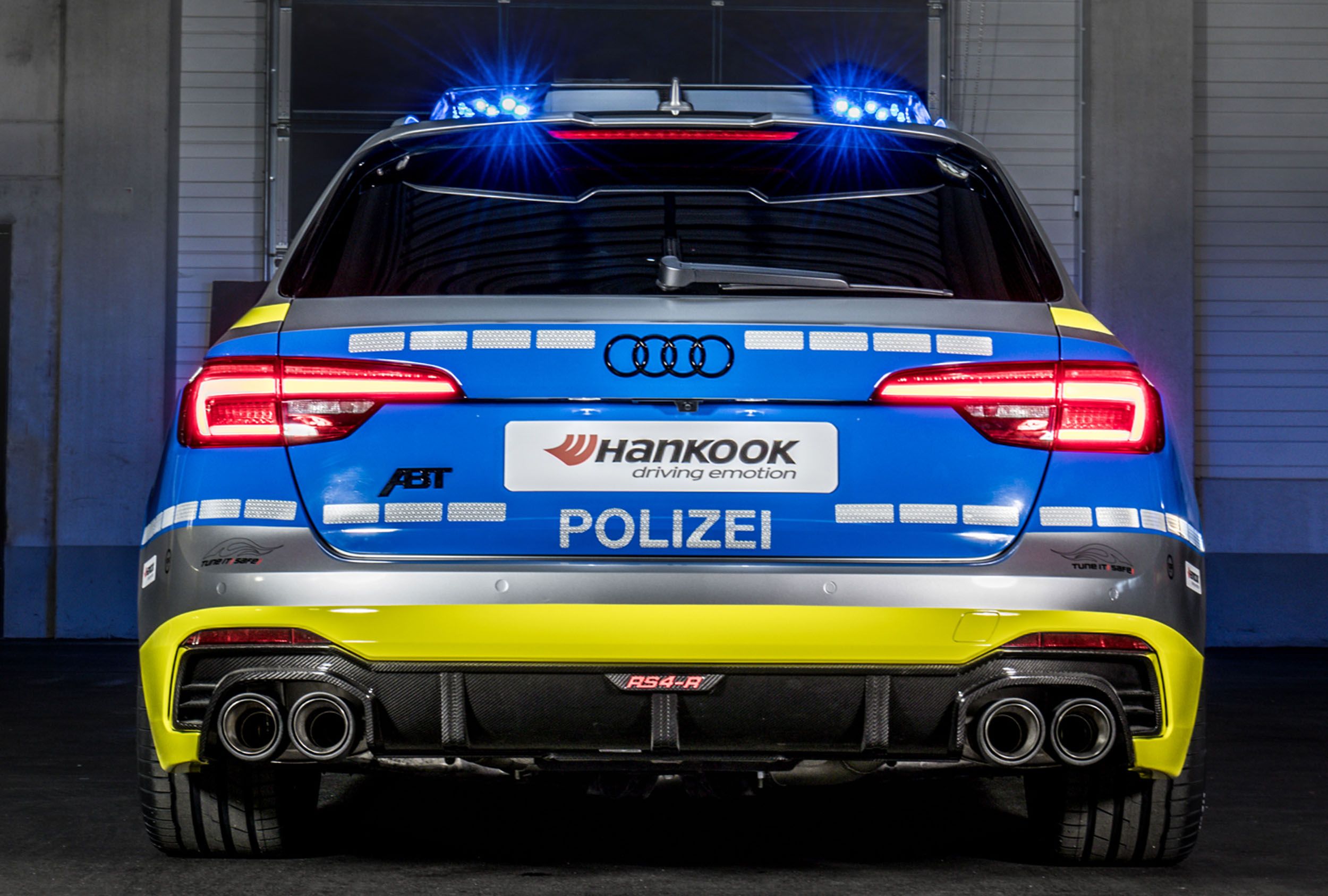 Audi Polizeiauto Abt Audi R8 GTR: Das Schnellste Polizeiauto Der Welt