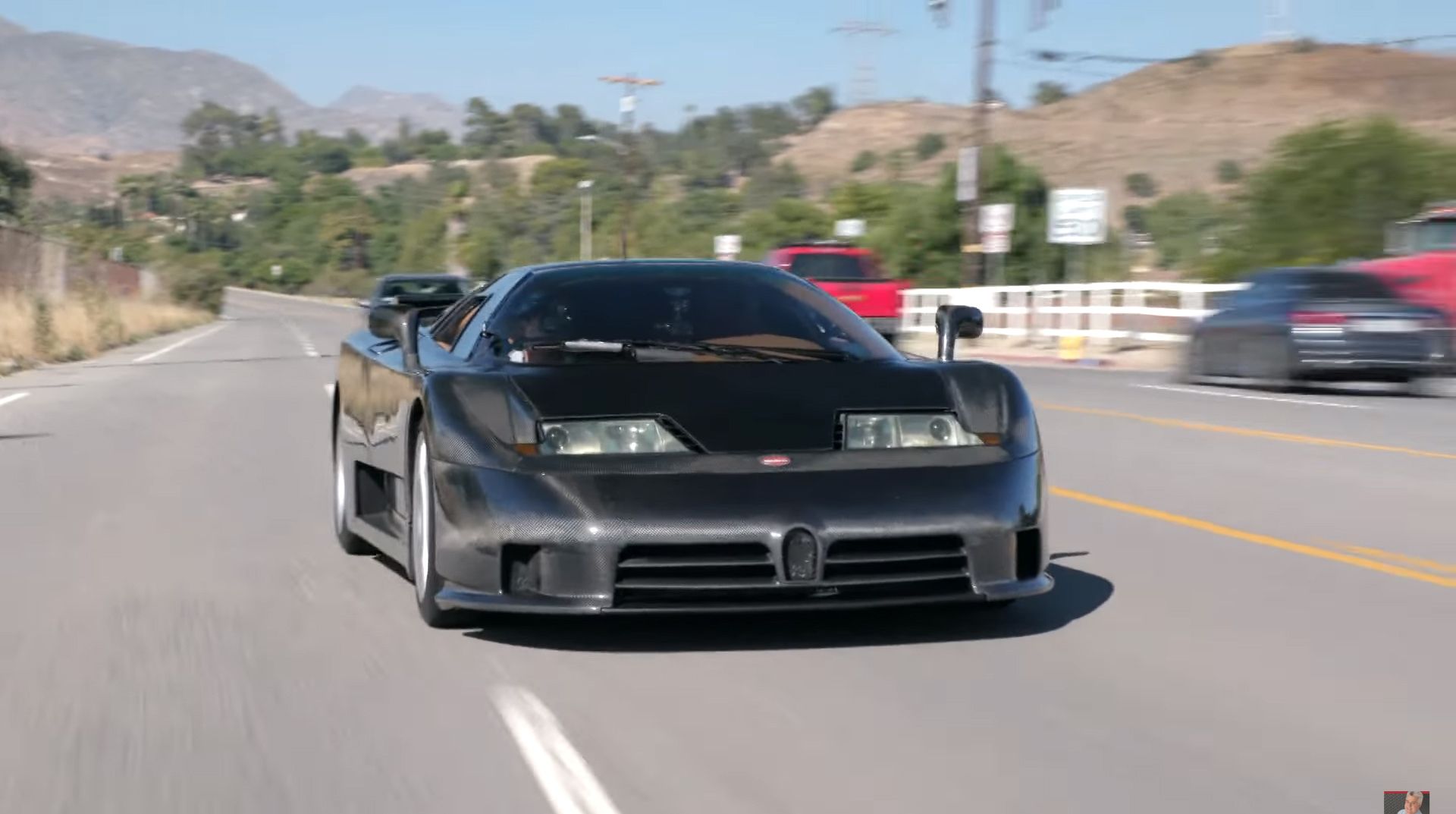 Jay Leno Garage Bugatti Jay Leno Drives World's Only Bare Carbon
