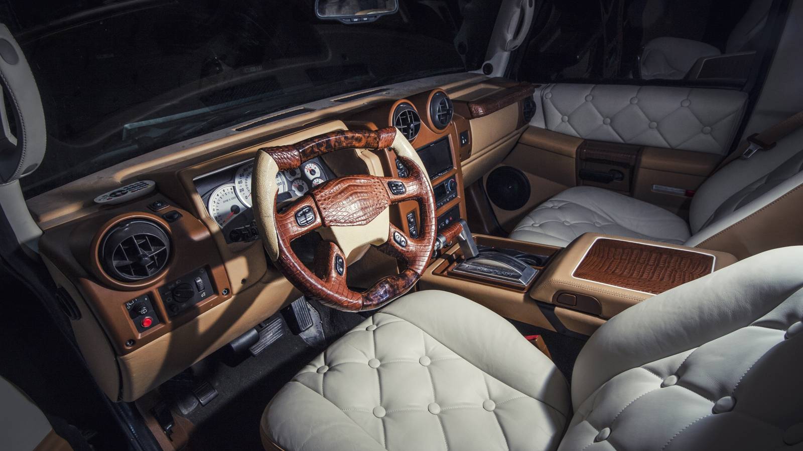 $300,000 Dartz-Modified Hummer H2 Has A Biometric Gun Safe