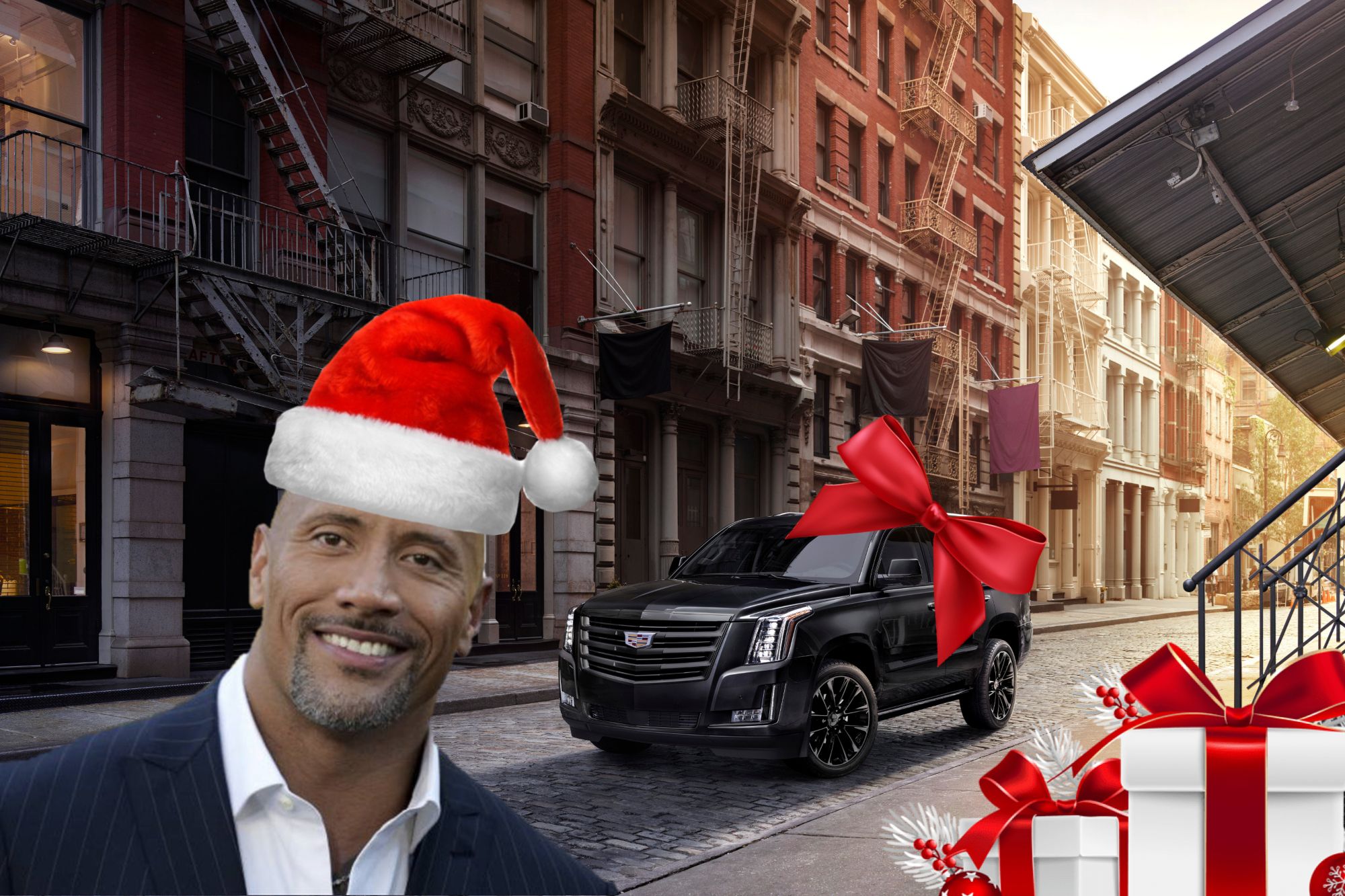 Santa The Rock Claus Gave His Sister A Very Special Christmas Gift