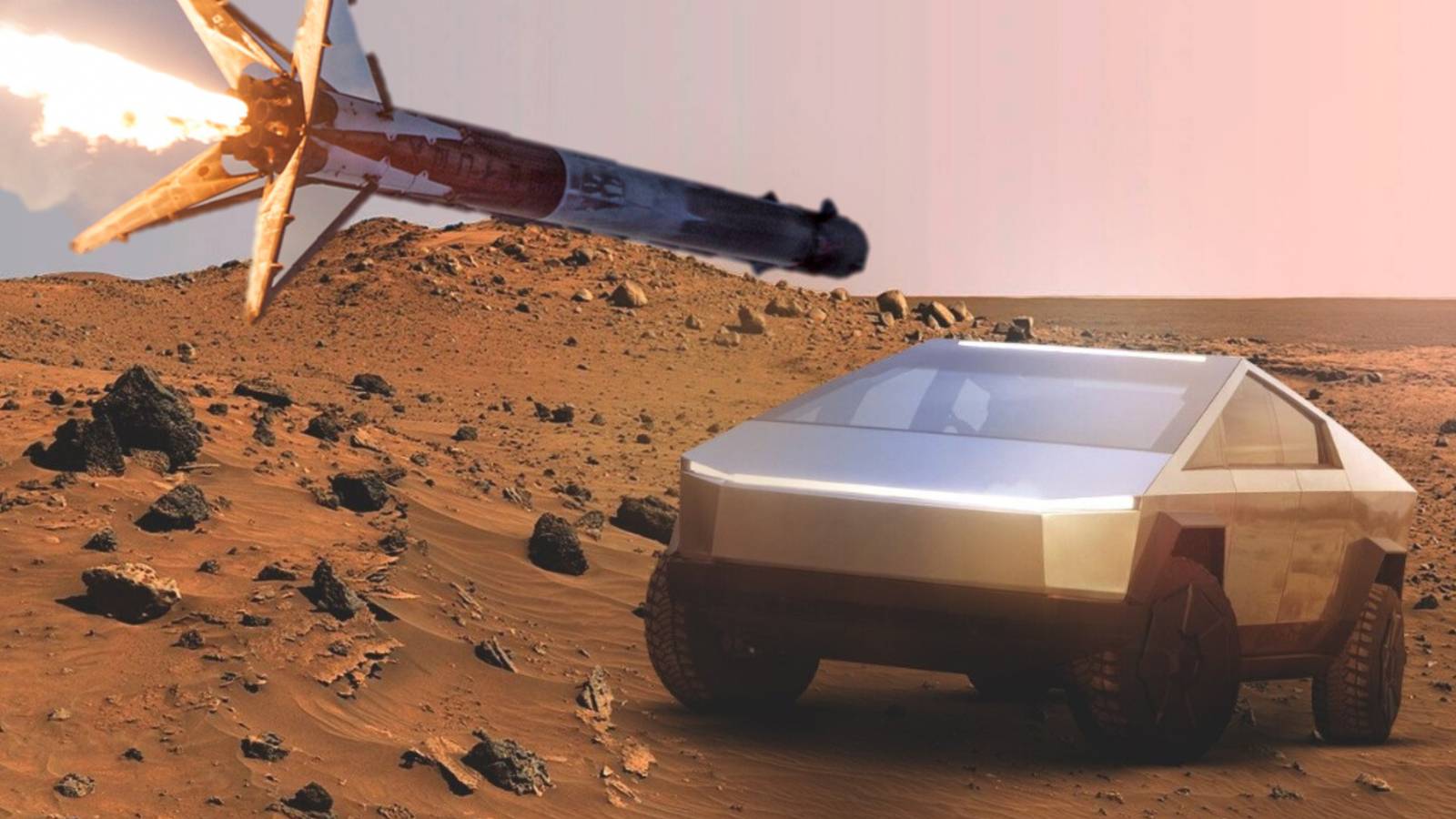 Elon Musk Will Send Tesla Cybertruck On A Rocket To Mars