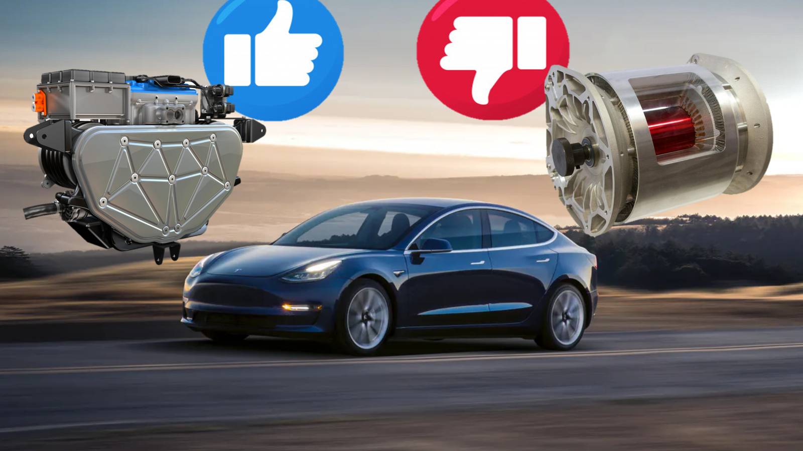 Why Did Someone Put An Engine In A Tesla Model 3?