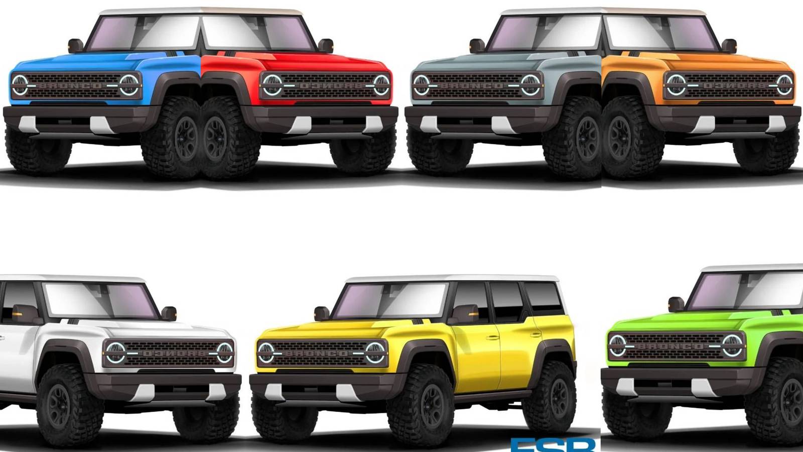 LEAKED: Here Are The Colors For The New Ford Bronco