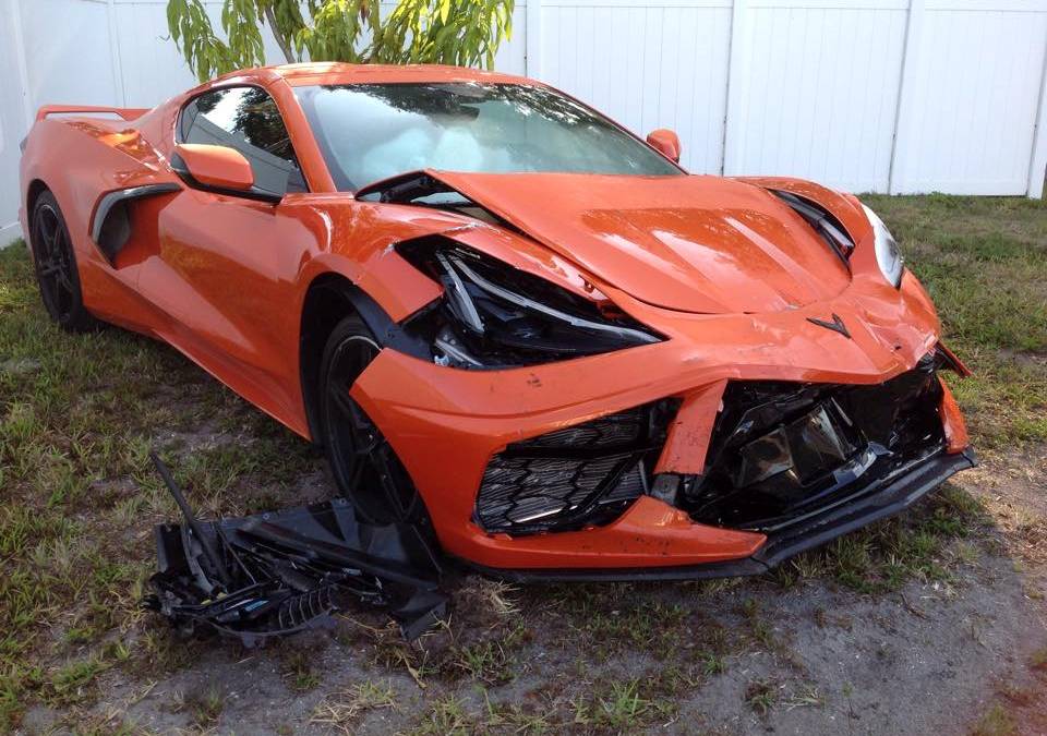 2020 Chevrolet Corvette Destroyed Just One Day After Delivery