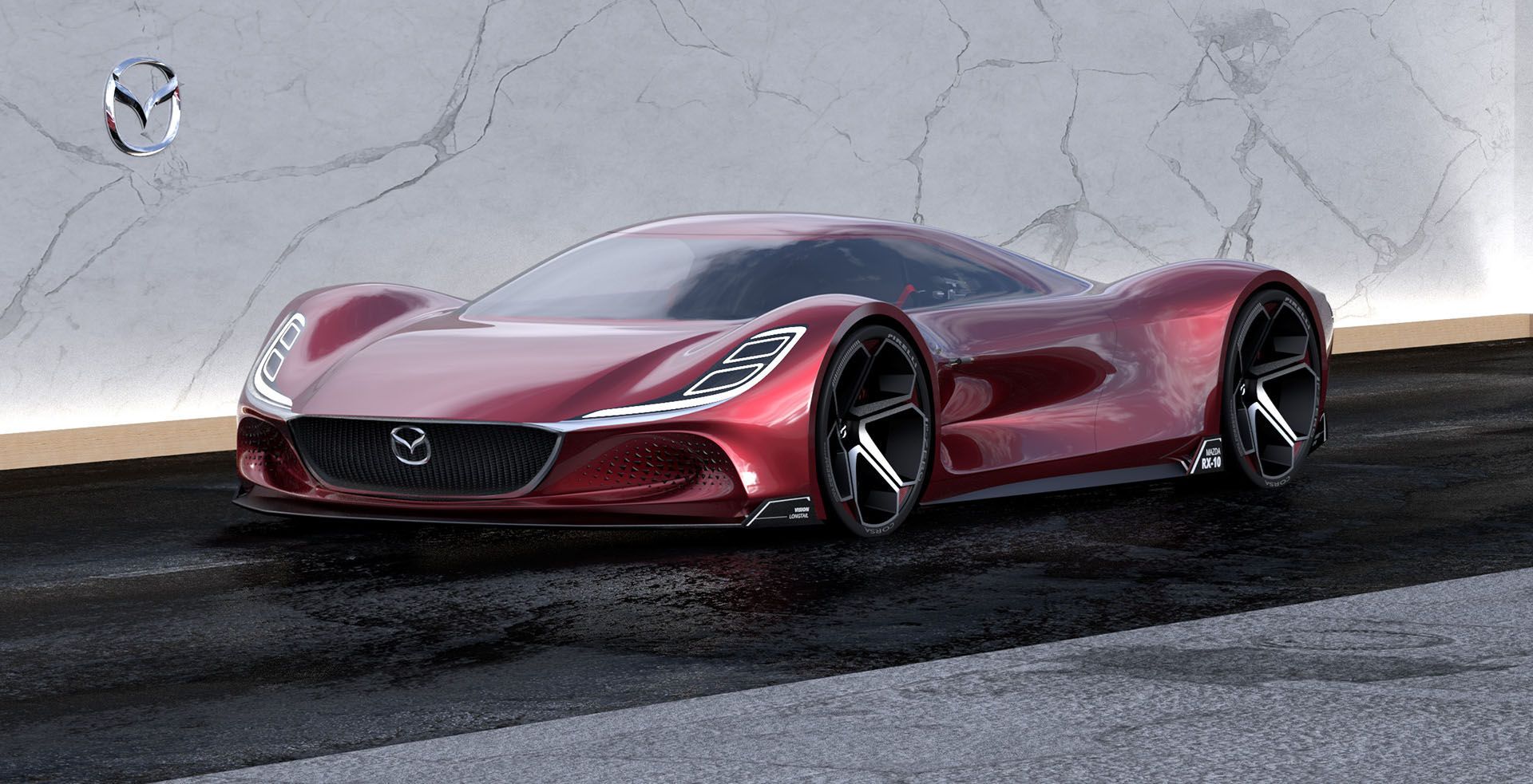 1,030-HP Mazda RX-10 Vision Is A Hydrogen-Powered Hypercar