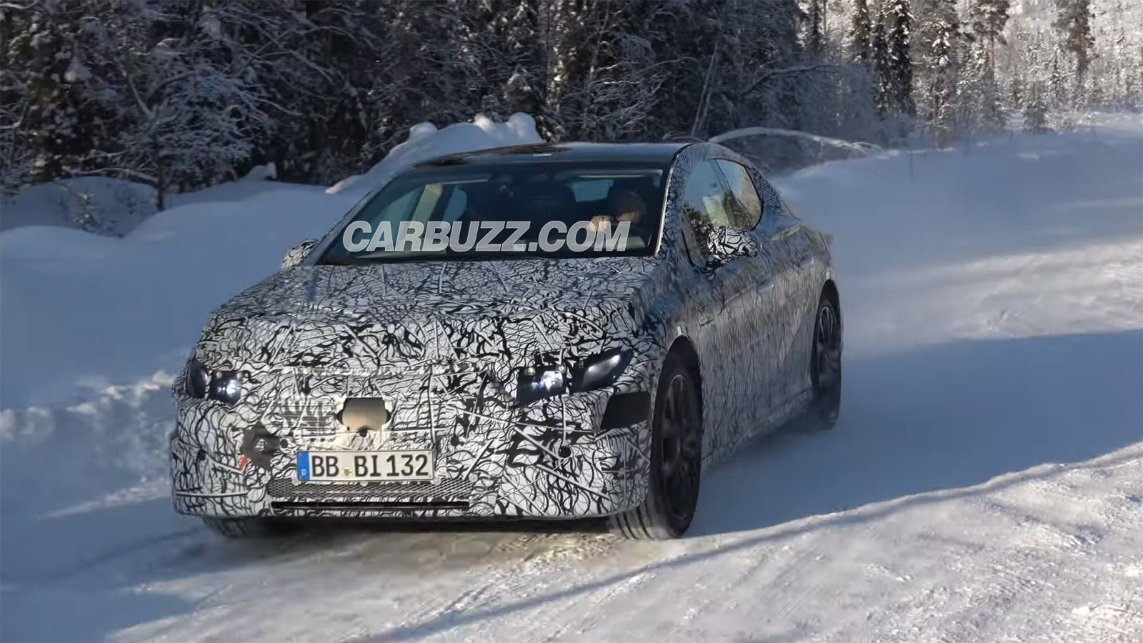 Watch: Electric Mercedes E-Class Caught On The Move