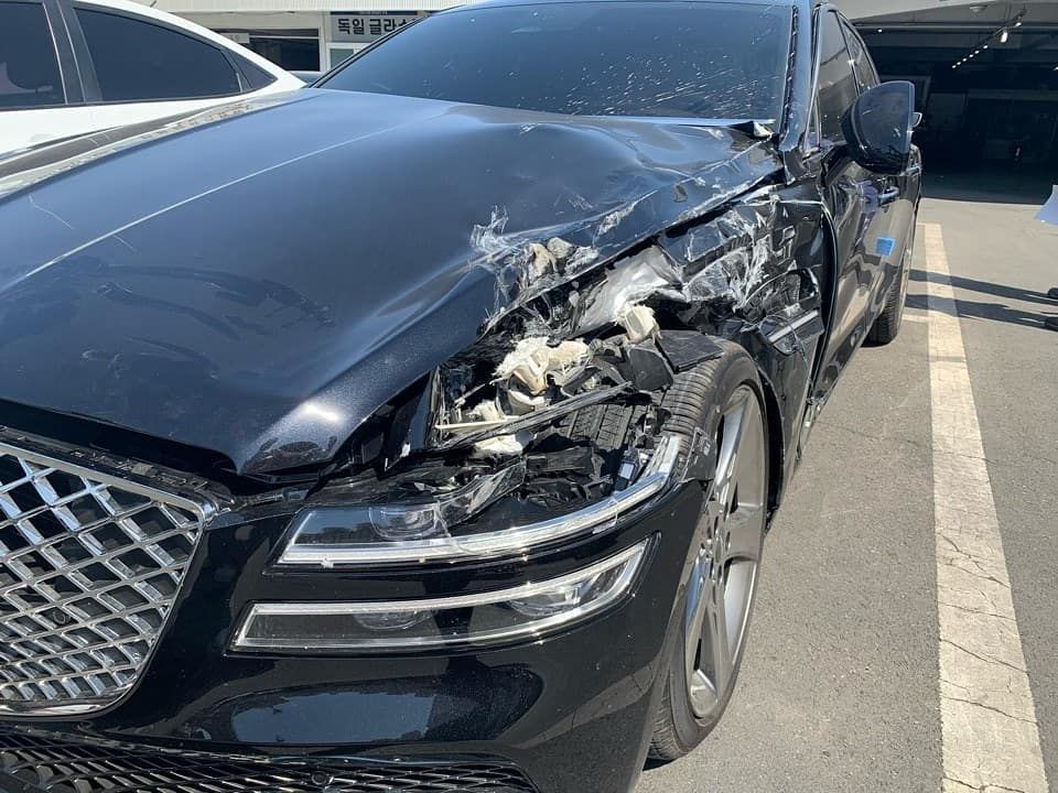 2021 Genesis G80 Destroyed Just Minutes After Delivery