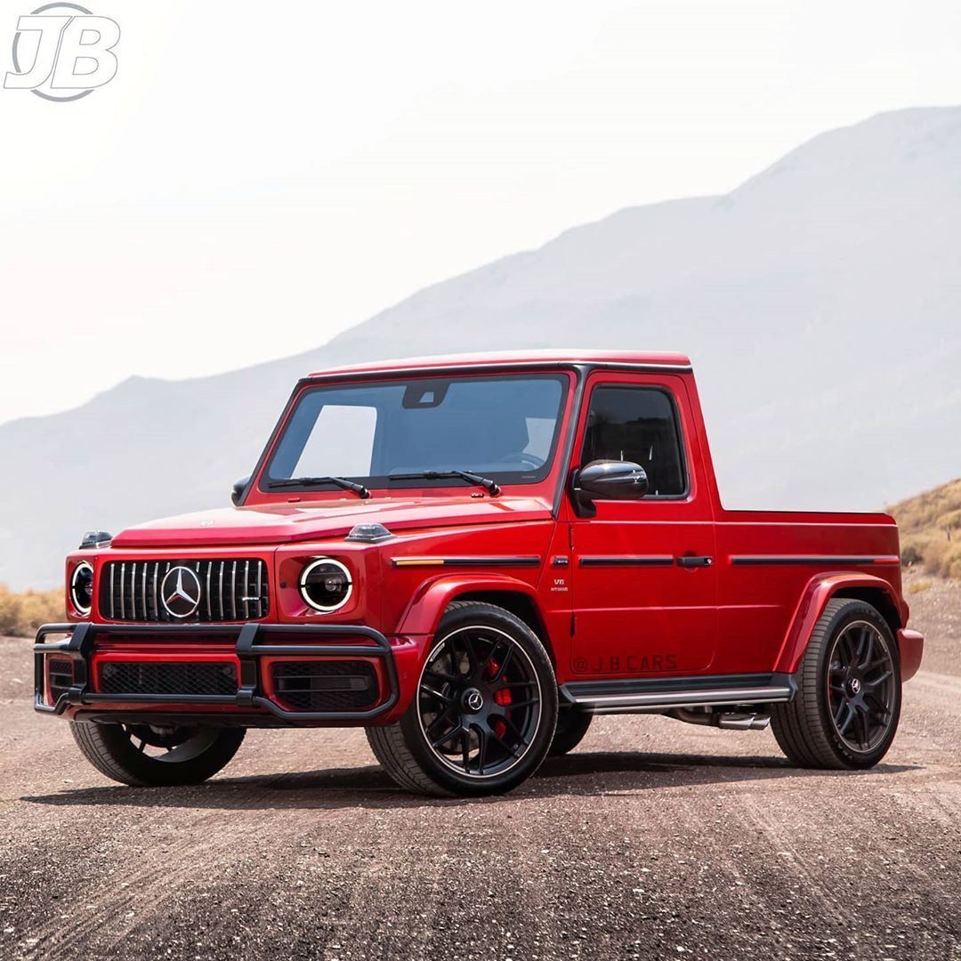 Mercedes G63 Looks Perfect As A Single Cab Pickup Truck
