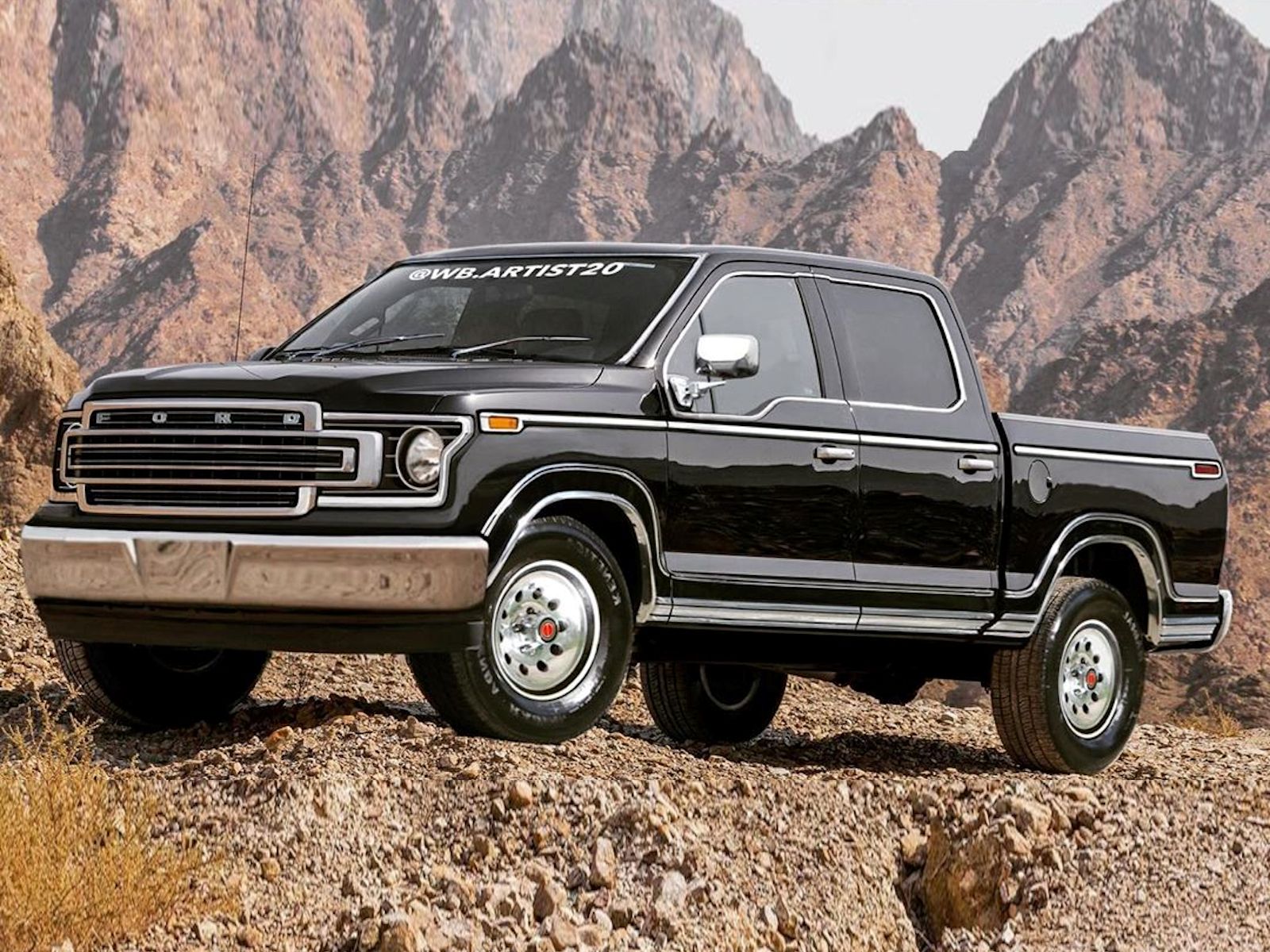 Ford F-150 Reinvented With Retro Styling