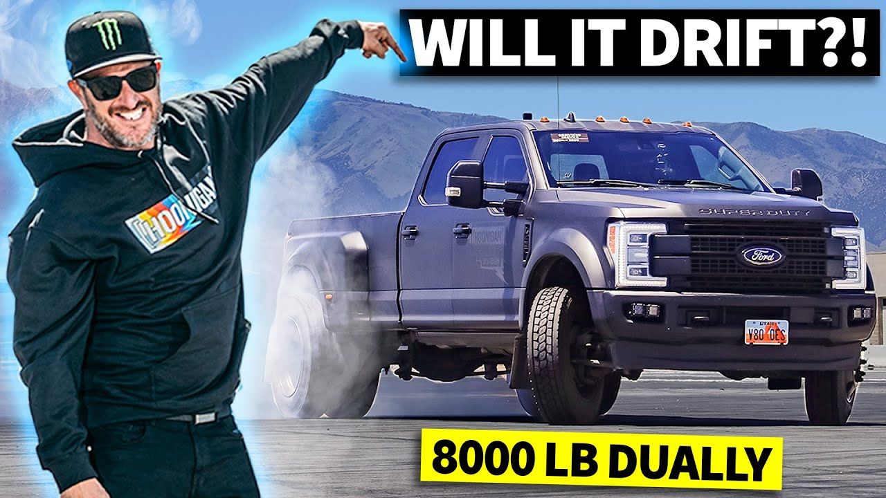 Watch Ken Block Drift An Ford F-450 Dually