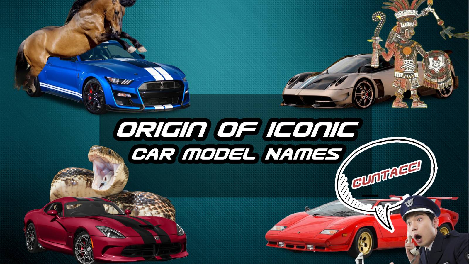 Origin Of 10 Iconic Car Model Names