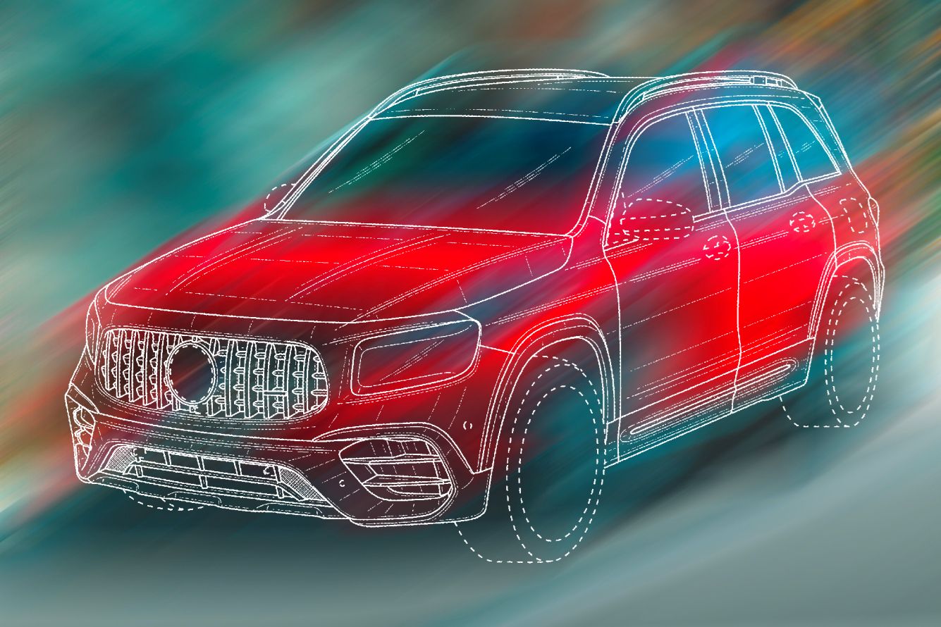 This Is The Mercedes-AMG GLB45 Before You're Supposed To See It